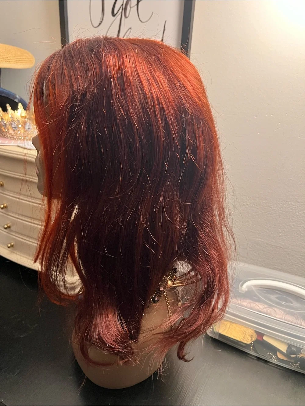 Hair | Custom Redorange Human Hair Lace Wig | Poshmark